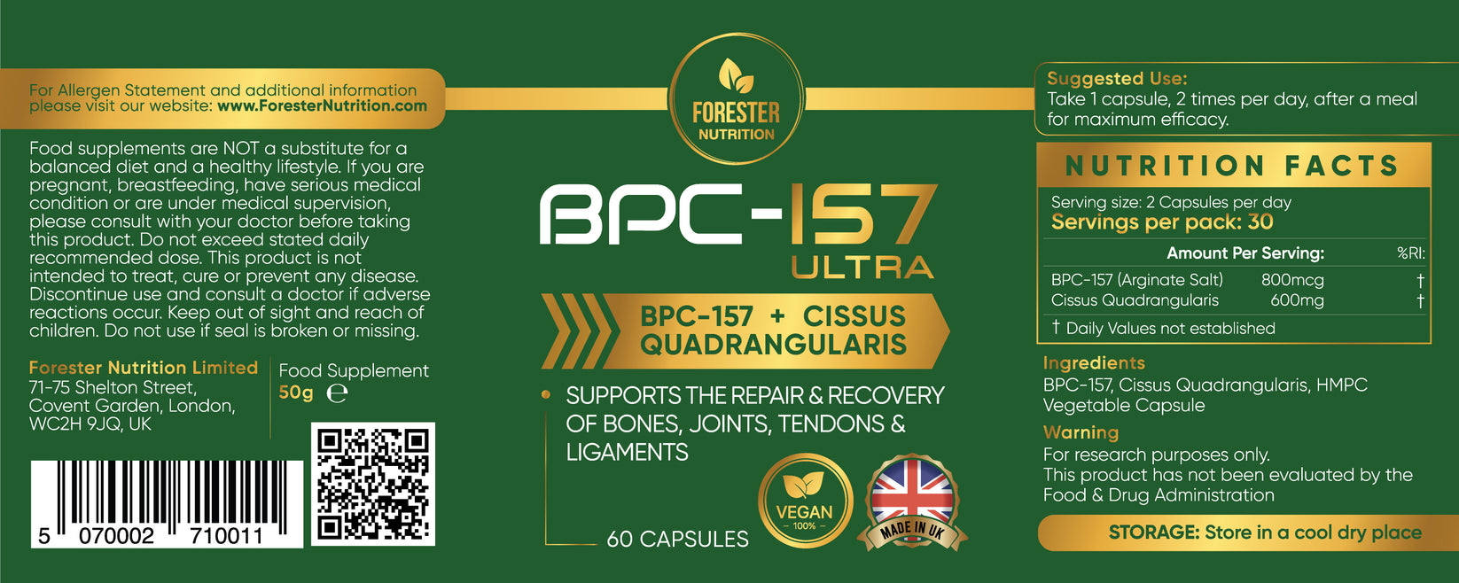 Wolverine Stack – Forester Nutrition